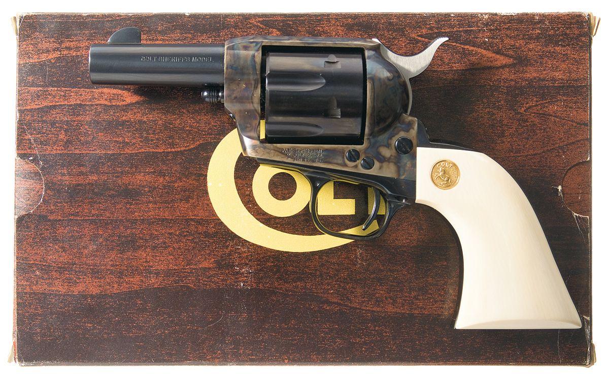 Colt Third Generation Single Action Army Sheriff's Model Revolver with ...