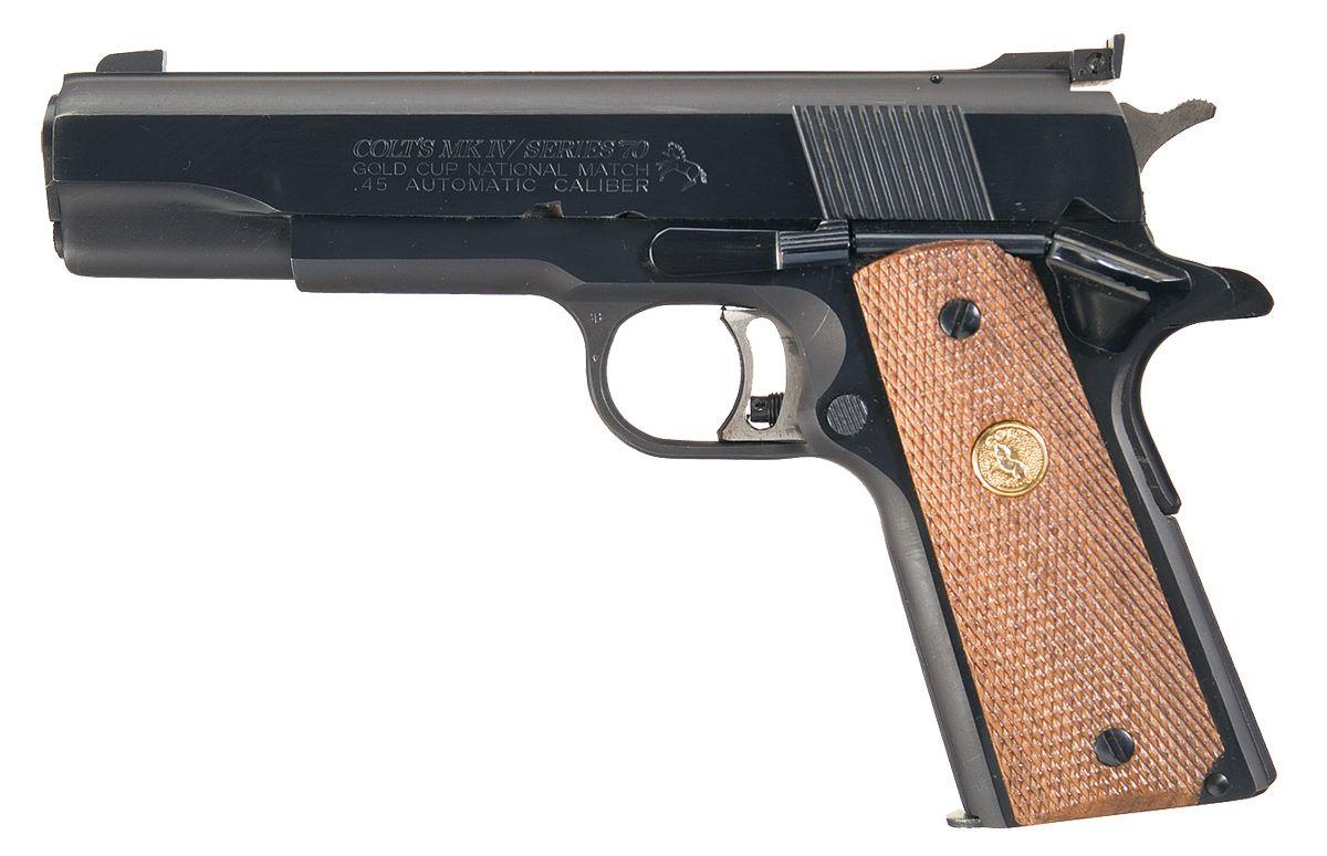 Colt Mark IV Series 70 Gold Cup National Match Semi-Automatic Pistol