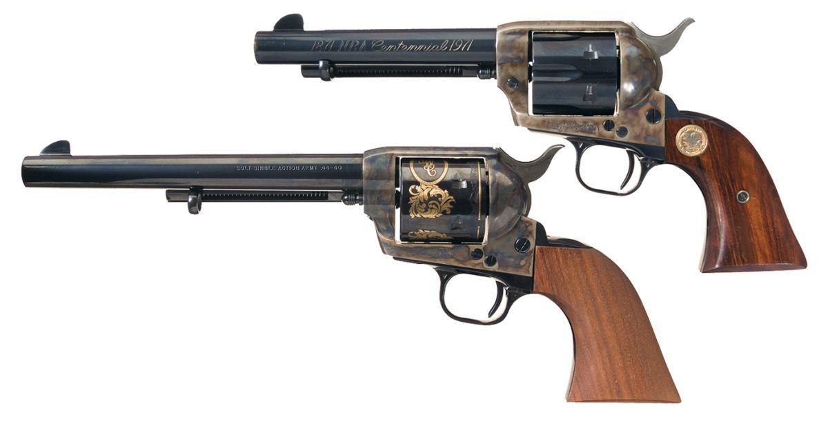 Two Colt Commemorative Colt Revolvers -A) Colt Single Action Army NRA ...
