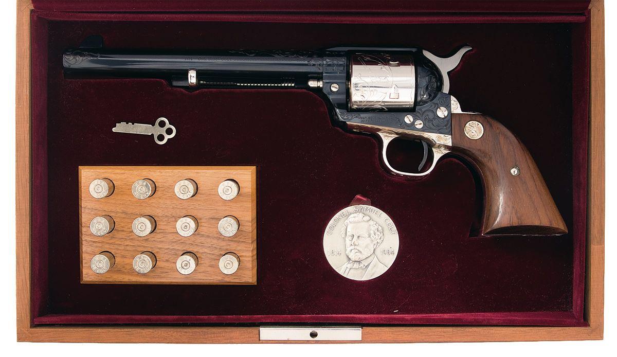Cased Colonel Colt Commemorative Single Action Army Revolver