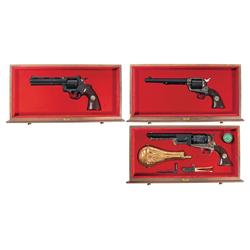 Cased Colt Bicentennial Three Revolver Set with Book -A) Colt U.S ...