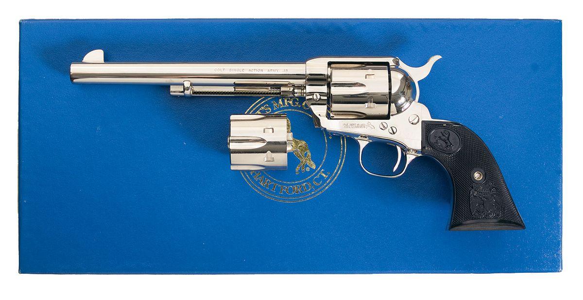 Current Production Colt Single Action Army Revolver with Extra Cylinder ...