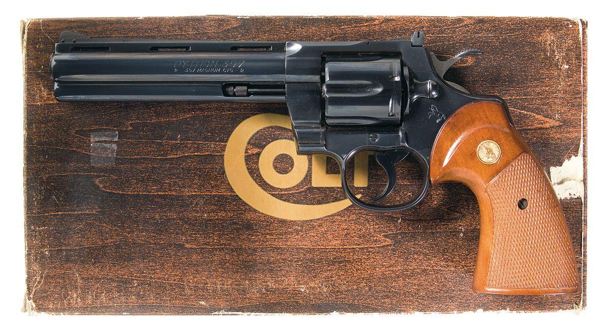Colt Python Double Action Revolver with Original Box