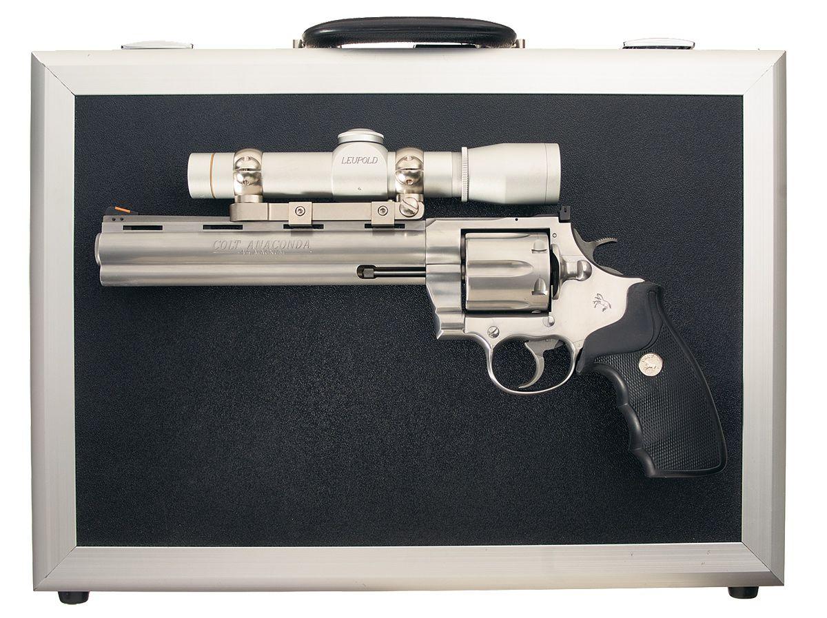 Colt Anaconda Double Action Revolver with Scope and Case