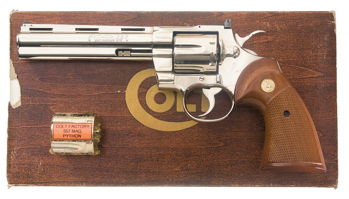 Colt Python Double Action Revolver with Original Box
