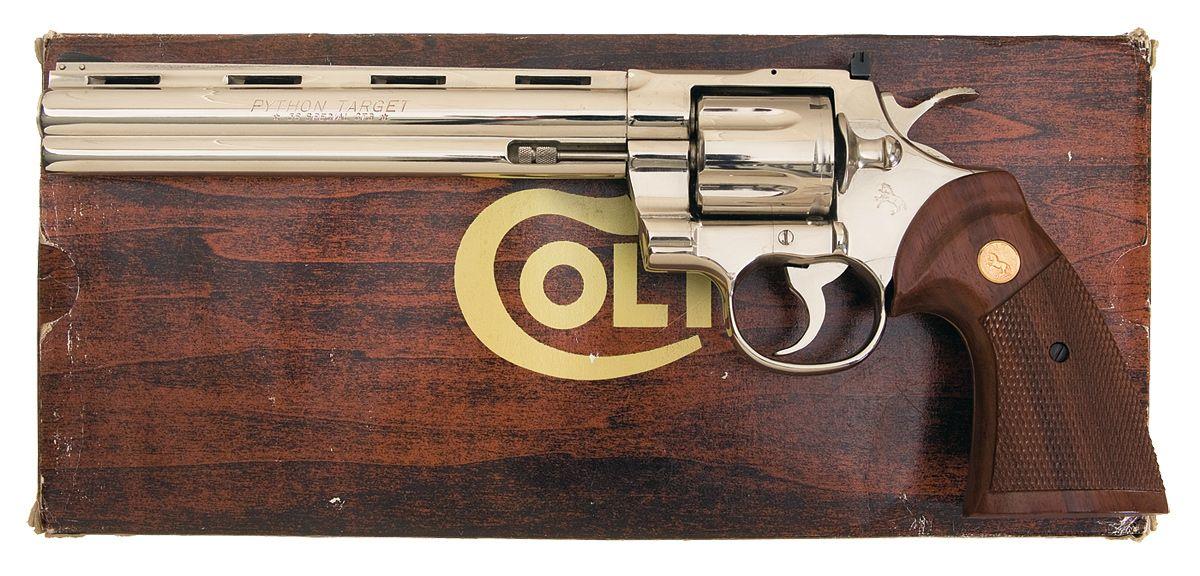 Scarce Colt Python Target Model Double Action Revolver with Original ...