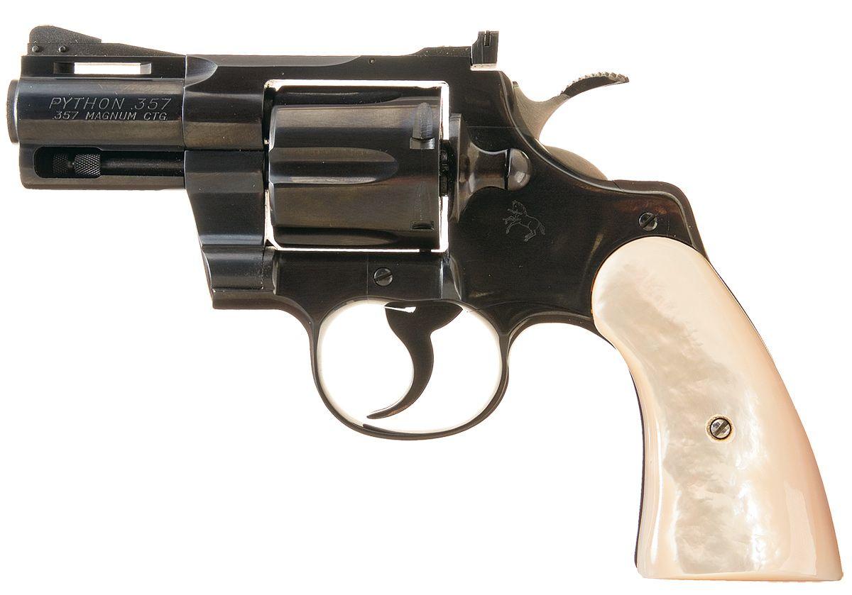 Colt Python Double Action Revolver with Scarce 2 1/2 Inch Barrel and ...