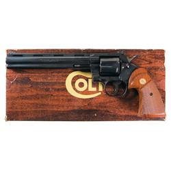 Scarce Colt Python Target Model Double Action Revolver with Box in 38 ...