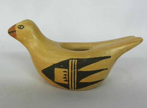 1940s Hopi Traditional Bird Pottery by P Honie