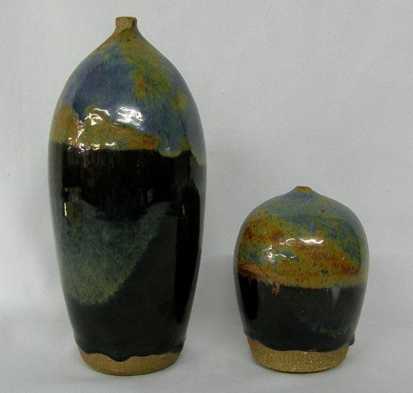 2 Pottery Vases by Simon Sotelo III