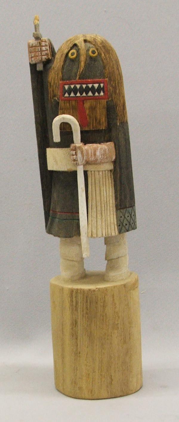 Vintage Hopi Soyok Wuhti Kachina By Garcia