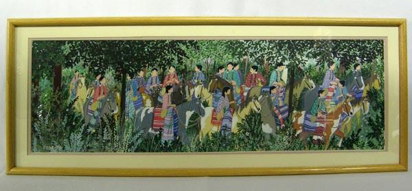 Original Gouache Painting By Virginia A Stroud