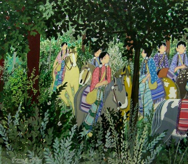 Original Gouache Painting By Virginia A Stroud
