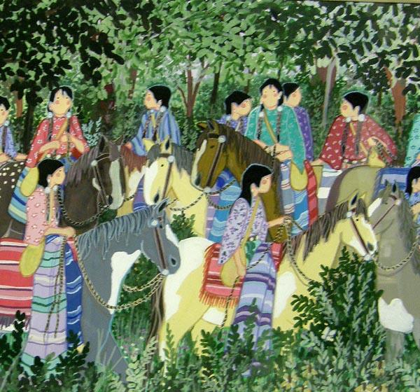 Original Gouache Painting By Virginia A Stroud