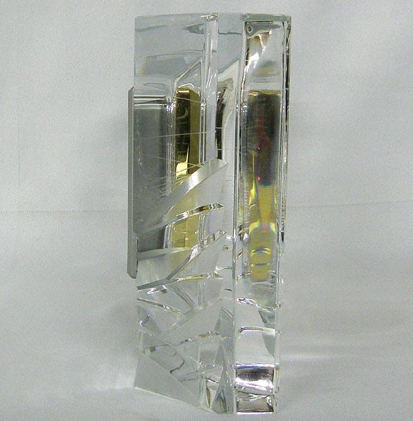 Bulova Lead Crystal Clock