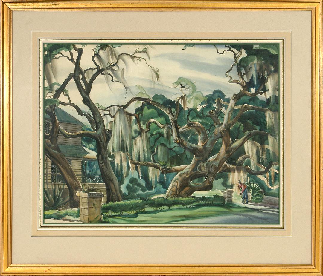 Joseph W. Jicha (1901-1960) Watercolor
