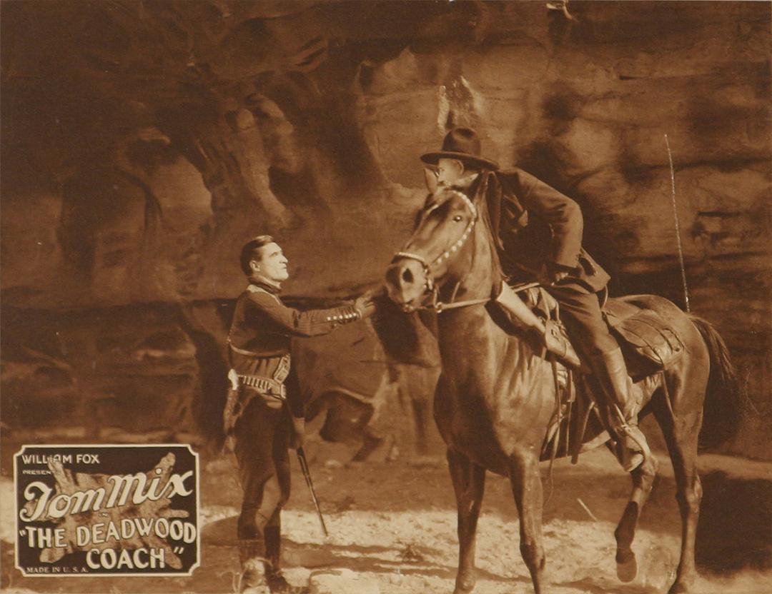 Tom Mix Lobby Card For The Deadwood Coach 1925