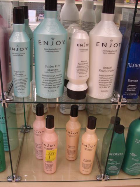 Enjoy Hair Products, Mousse, texture cream, styling spray, gel S/C ...