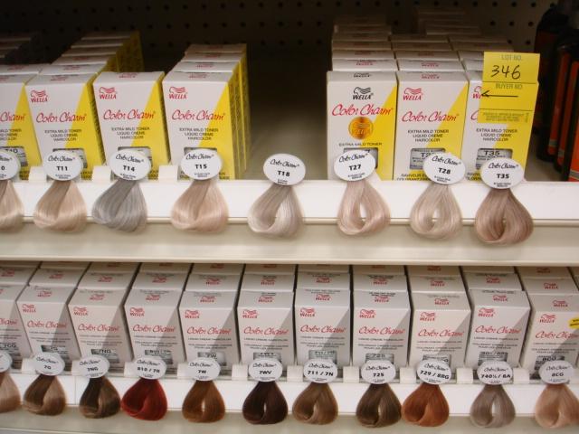 Wella color charm hair color, assorted colors