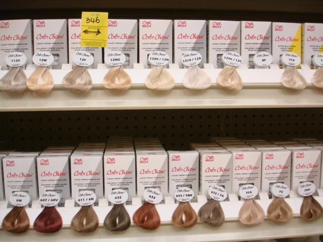 Wella color charm hair color, assorted colors