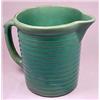 VINTAGE BAUER RINGWARE PITCHER - TEAL - Approx. 5.