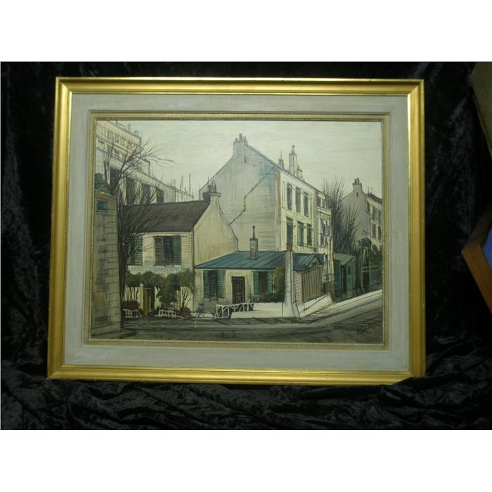 Paul Lambert- French Modernist Cityscape Painting
