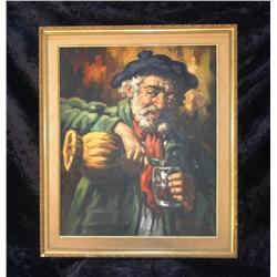 Alberto Cecconi- The Tavern Master - Oil Painting-Portrait- Listed ...