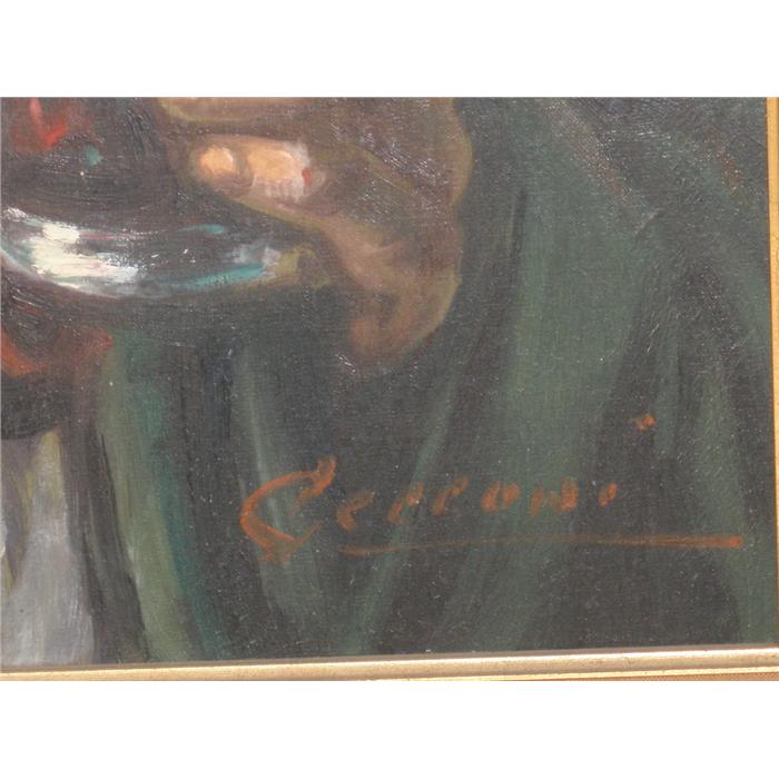 Alberto Cecconi- The Tavern Master - Oil Painting-Portrait- Listed ...