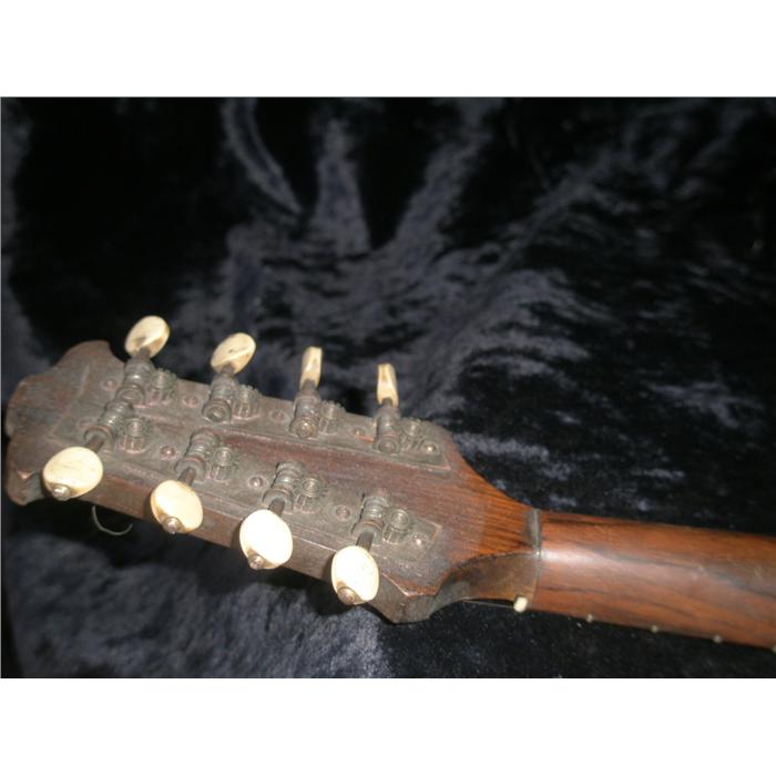 Vintage Mandolin- Beautiful Inlaid Wood- Naples, Italy, c1930