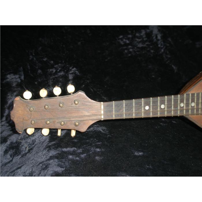 Vintage Mandolin- Beautiful Inlaid Wood- Naples, Italy, c1930