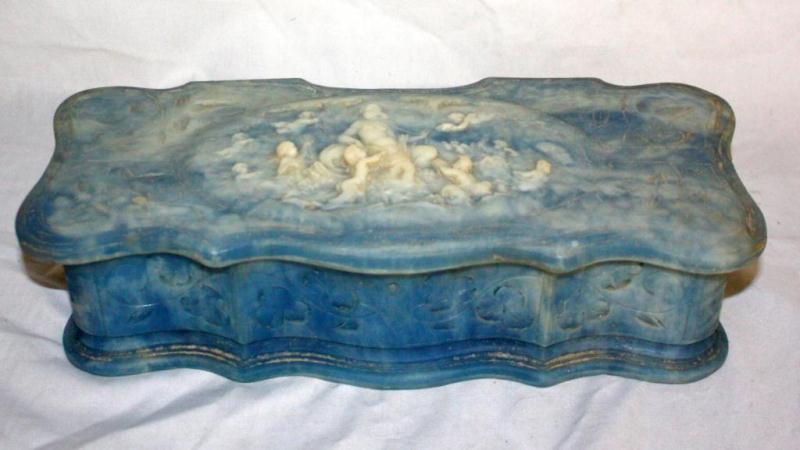 Genuine Incolay Stone Box