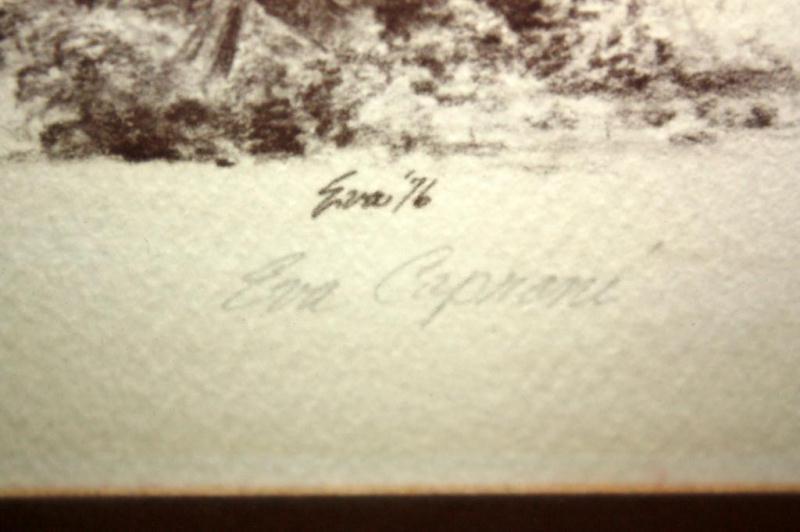 Framed Signed & Numbered Print by Eva Caprani