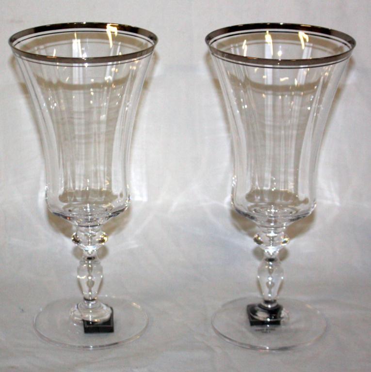 Mikasa Silver Rim Glasses