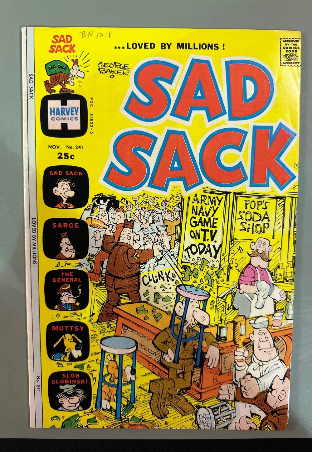 Sad Sack #241 (Harvey Comics, 1974) George Baker Story & Art