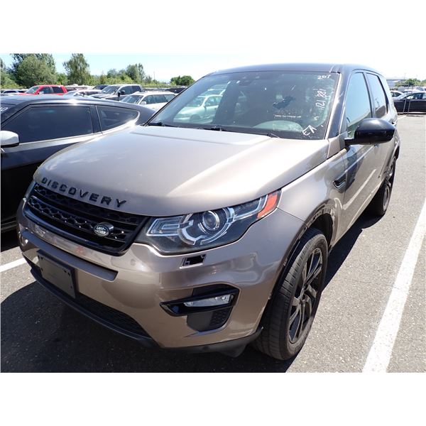 2016 Land Rover Discovery Sport - Speeds Auto Auctions