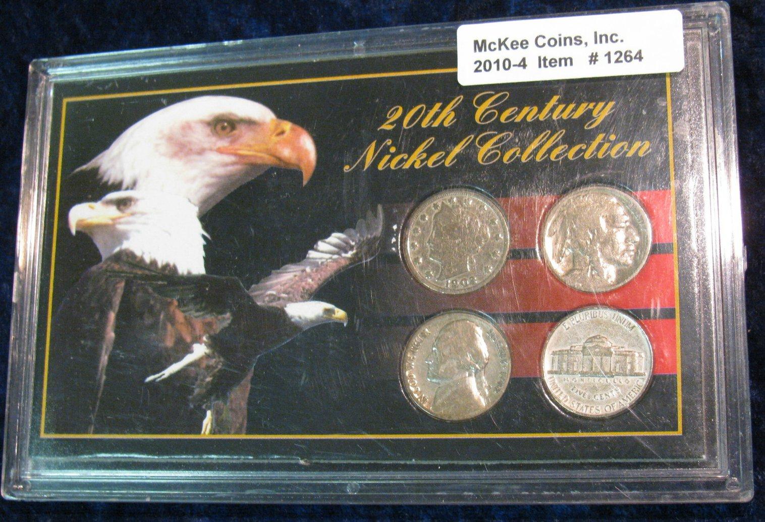 1264. 20th Century Nickel Collection. 1903 Liberty, 28 Buffalo, 43S ...