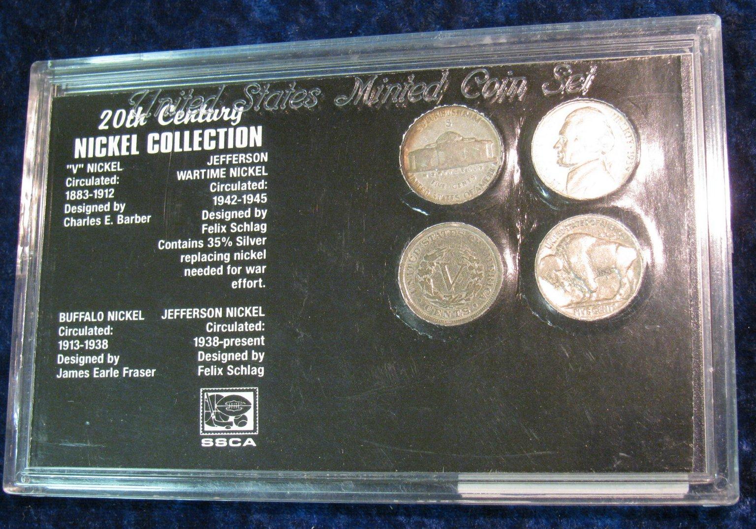 1264. 20th Century Nickel Collection. 1903 Liberty, 28 Buffalo, 43S ...