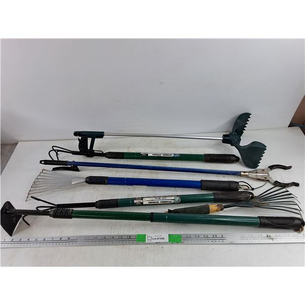 Litter Grabbers, Garden Hoe, Forks & Rake - Bodnarus Auctioneering