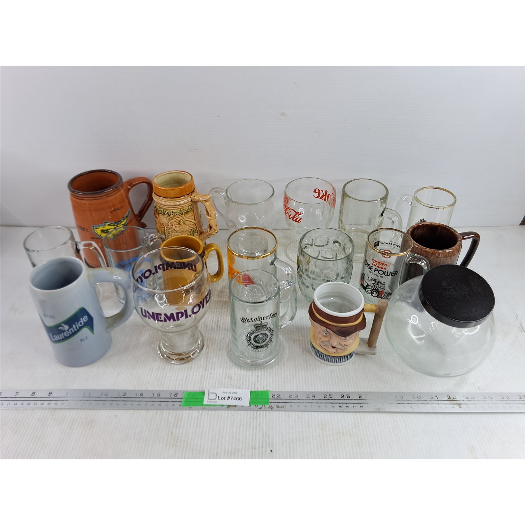 Assorted Beersteins & Cookie Jar - Bodnarus Auctioneering