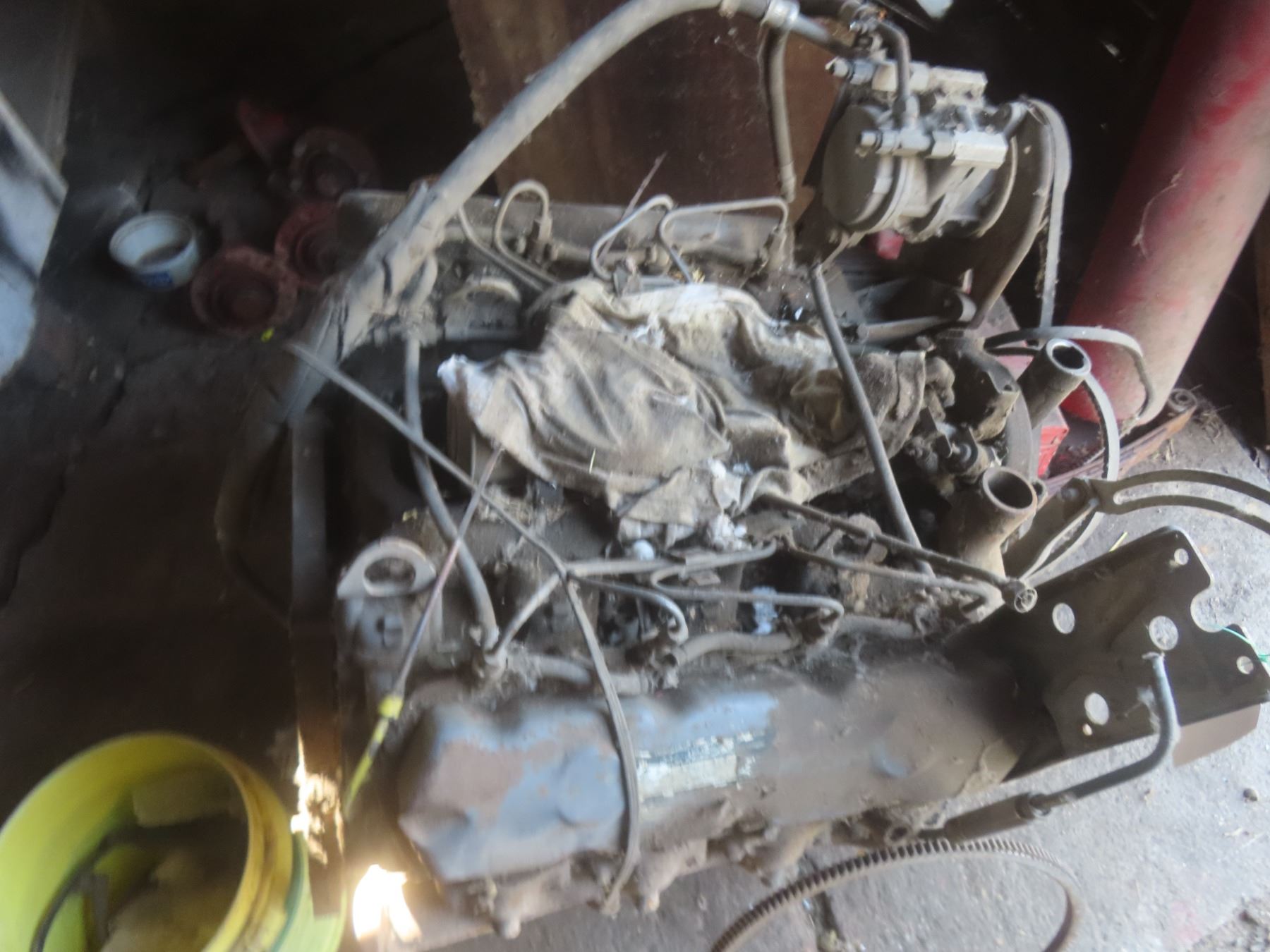 6.9 Diesel Engine, Was Running When Removed, Inside Storage
