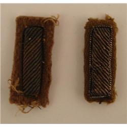 Army U.S. WWII Bullion Patches Military Rank Insignia