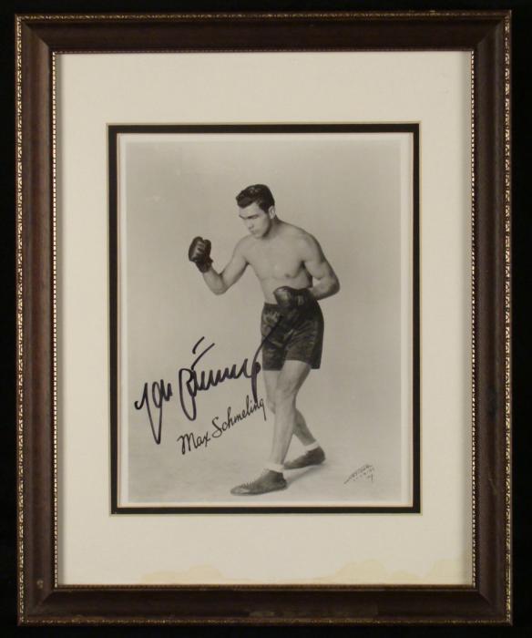 Max Schmeling, Signed Boxing Photo1939 Hitlers Champ