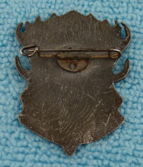 ORIG NAZI HUNTING DEUTCHES JAEGER ASSOCIATION BADGE