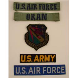 Lot 5 Patches U.S. Modern Army Air Force Service Tape