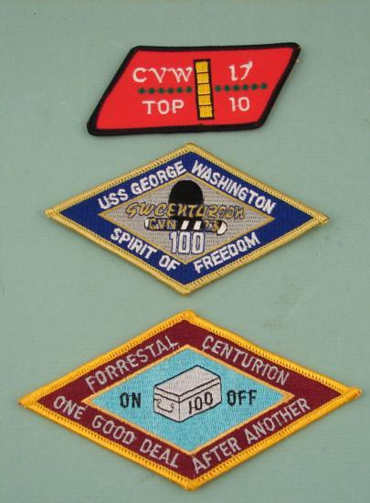 Lot 3 80s 90s Navy Patches Centurion USS GW Forrestal