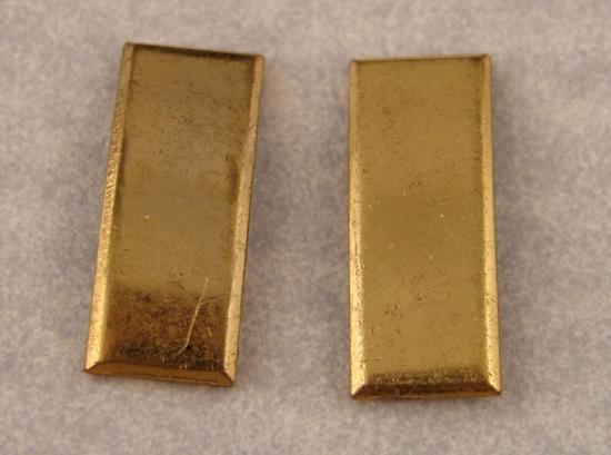 Lot 2 US Army PINS 2nd Lt. Bars Rank Insignia Post-WW2