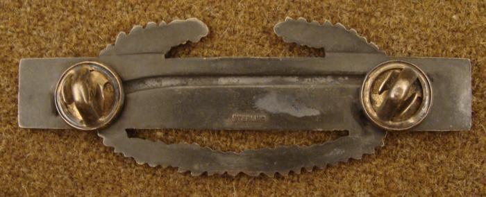 WWII COMBAT INFANTRYMAN BADGE-FULL SIZE-STERLING