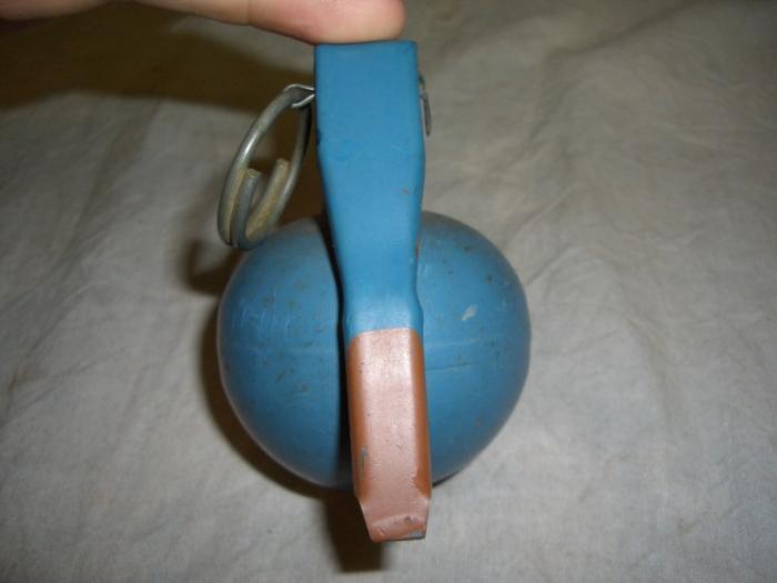 US Dummy Practice Grenade Baseball Type Blue FUZE M228