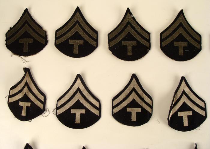 LARGE COLLECTION OF WWII U.S. RANK CHEVRONS