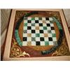 Scottish Game Table Reverse Glass Painted Mid 19th C